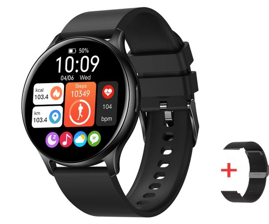 DARZ Pro 11 Smartwatch - Smartwatch Heren & Dames - HD Touchscreen ...