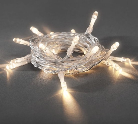 Kerstverlichting met trafo - 20 LEDs - Indoor - 3 meter - Transparante ...