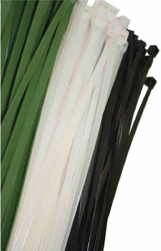 Nylon kabelbinders EDM 380 x 4,8 mm Zwart 100 Stuks | bol