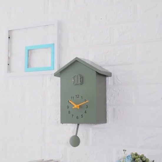 Rakmishop - Minimalistische Koekoeksklok - Modern - Analoog - Koekoek ...