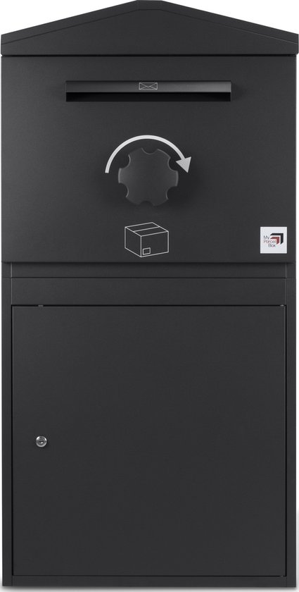 My Parcel Box Classic Zwart XXL - Pakketbrievenbus - Pakketbox ...