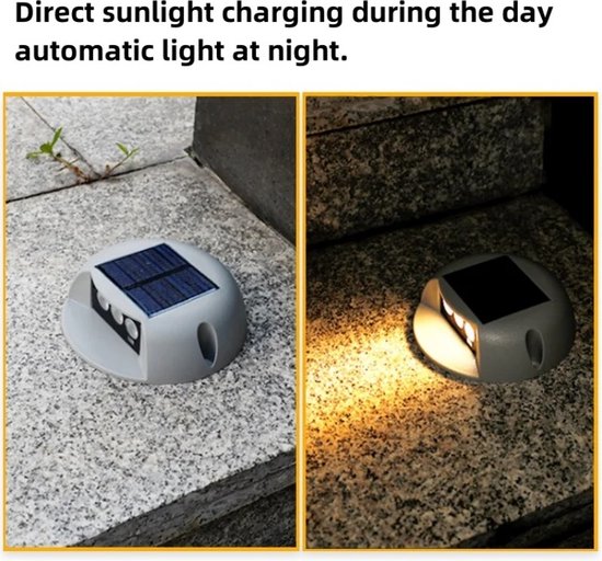 Solar Duurzame Led Tuin Loop Licht 3W Oppervlak Gemonteerd Licht Pad ...