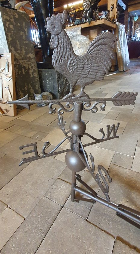 windwijzer / haan / windvaan /gietijzer / muur | bol