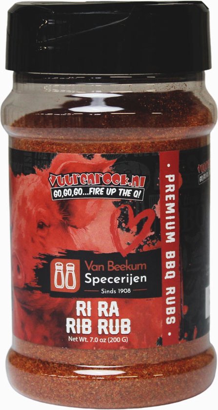 Vuur & Rook - Ri Ra Rib Rub - Strooibus 200 gram | bol.com