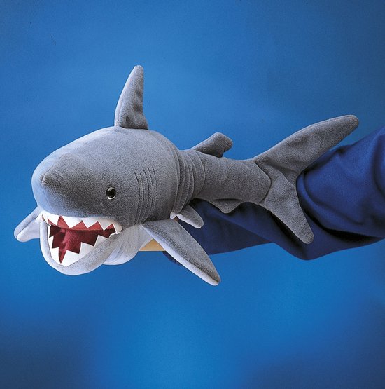 Folkmanis Handpop Haai / Hai / Shark | bol