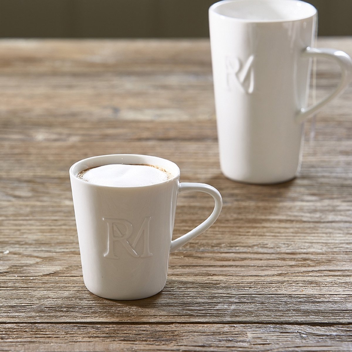 Riviera Maison Koffiemok, Mok met oor, RM logo - RM Monogram Coffee Mug ...