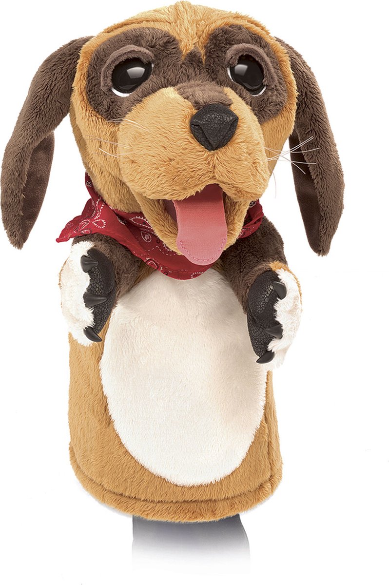 Folkmanis Hund für die Puppenbühne / Dog Stage Puppet / Hond ...