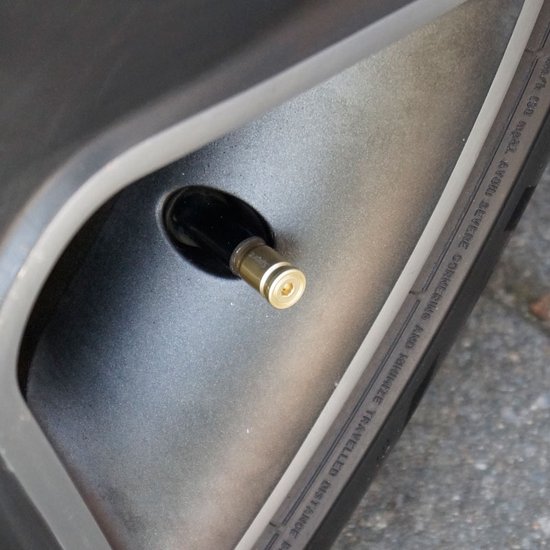 Schrader (auto) ventiel - Goud anti-diefstal zinklegering met ...