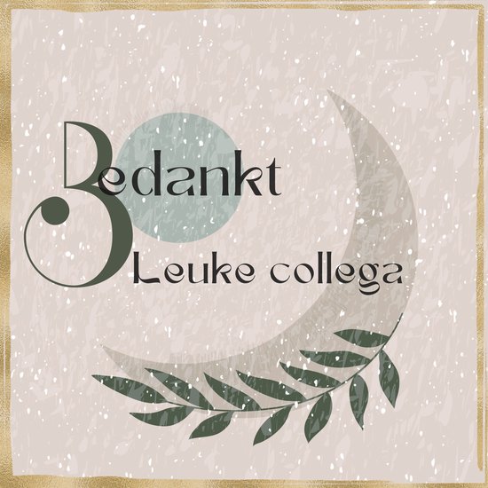 Let's make content - collega boekje - Bedankt leuke collega - collega ...