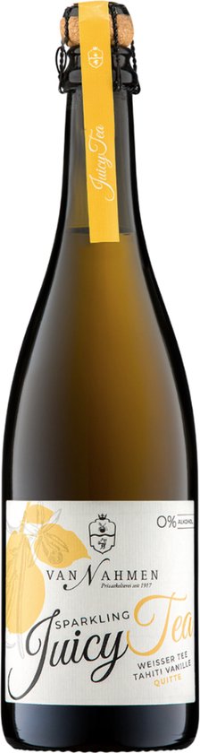 Van Nahmen Sparkling Juicy Tea Kweepeer 0% Alc. | bol