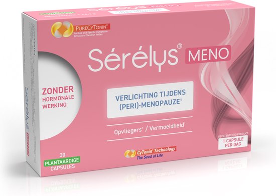 Sérélys - Meno - 30 capsules - 1 maand - Overgang tabletten ...