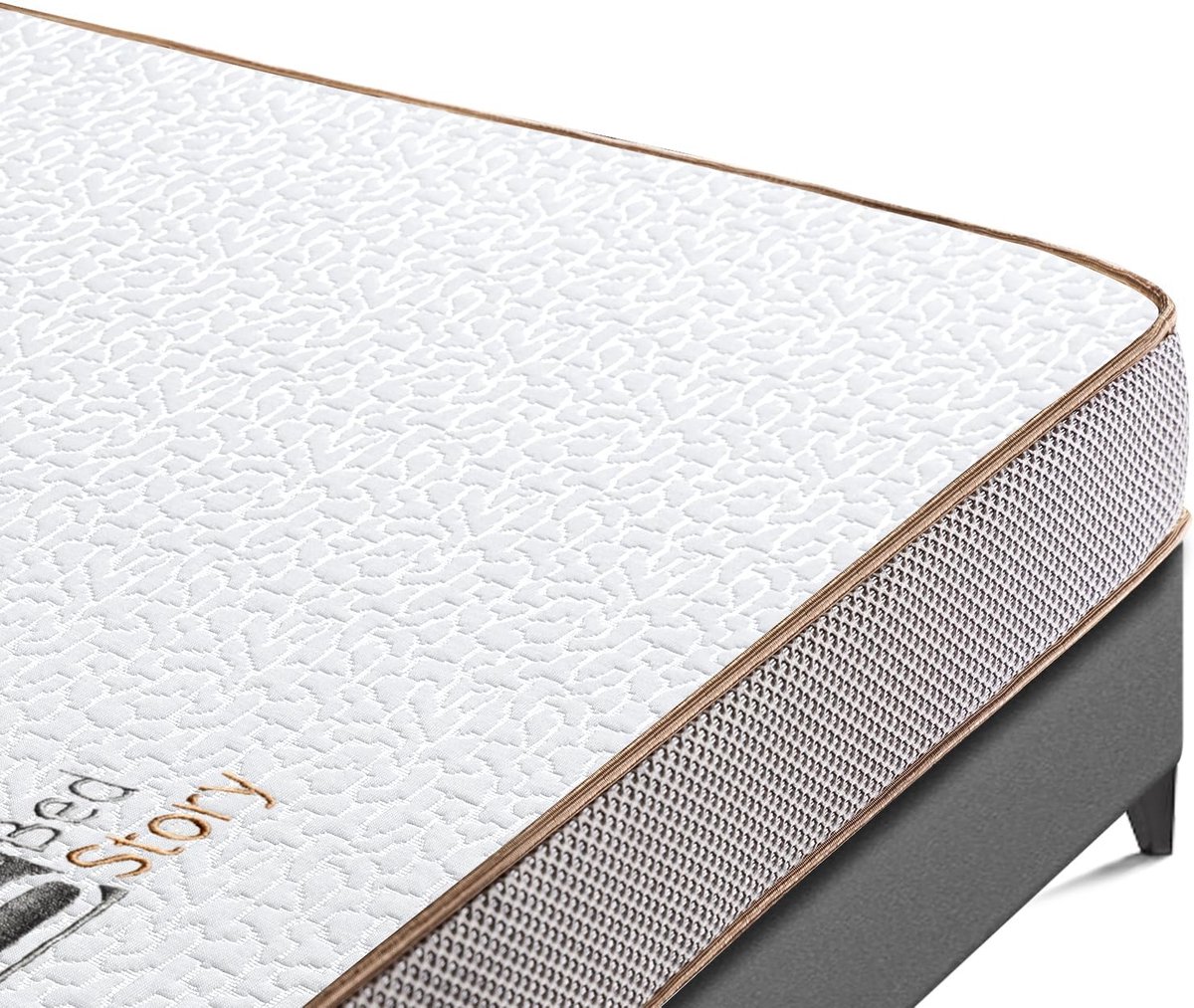 7,5cm gel traagschuim topper 90x200 matras topper, visco schuim ...