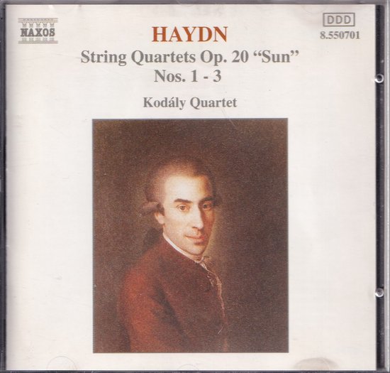 String quartets Opus 20 sun Nos. 1-3 - Joseph Haydn - Kodály Quartett, Kodaly Quartett... | bol