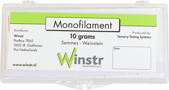 Monofilament 10 gr. (Semmes-Weinstein) Semmes-Weinstein - rood ...