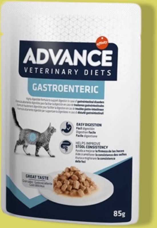 Advance - Veterinary Diet Gastroenteric Kattenvoer 8 x 150 gram | bol