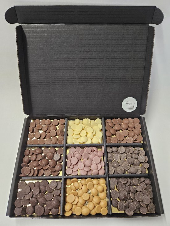 Belgische Chocolade Callets Proeverij Pakket 'Best Wishes' | bol.com