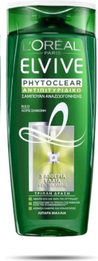 L'Oréal Paris Elvive Phytoclear Anti-Roos Shampoo - 400 ml | bol