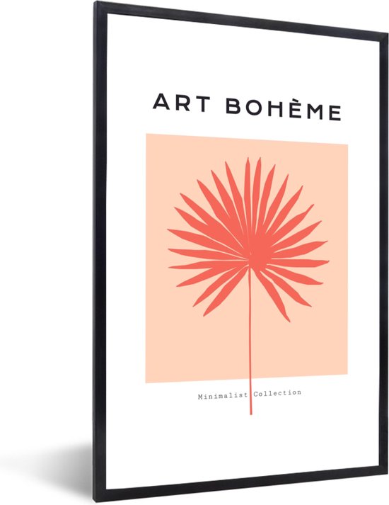 FrameYourWall® - Fotolijst met poster 80x120 - Planten - Rood ...