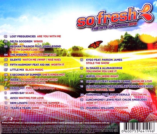 Various - So Fresh: The Hits Of Spring 2015, various artists | Muziek | bol