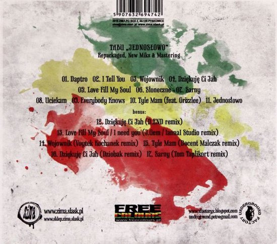 Tabu: Jednosłowo [CD], Tabu | Muziek | bol