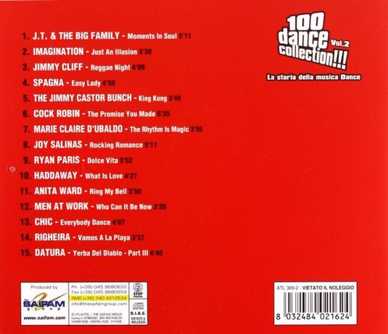 100 Dance Collection Vol 2, Various | CD (album) | Muziek | bol