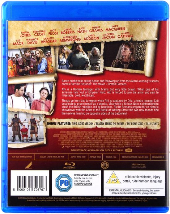 Horrible Histories Movie - Rotten Romans (Blu-ray), Sebastian Croft ...