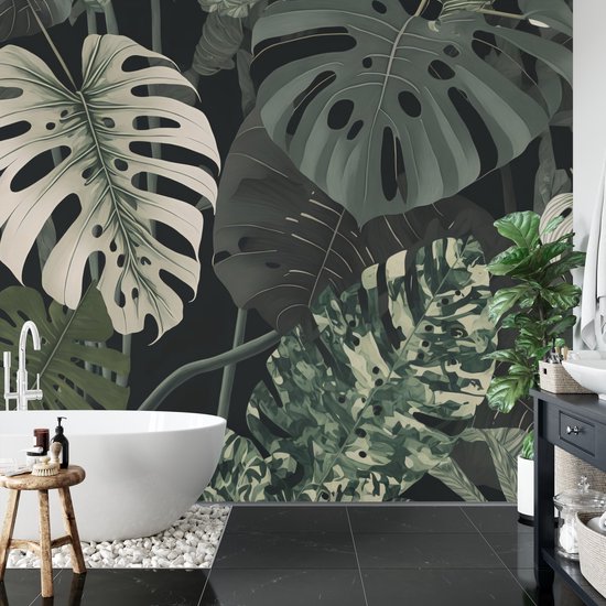 Fotobehang 4K Resolution Or Higher, Botanical Maximalism, High Contrast ...