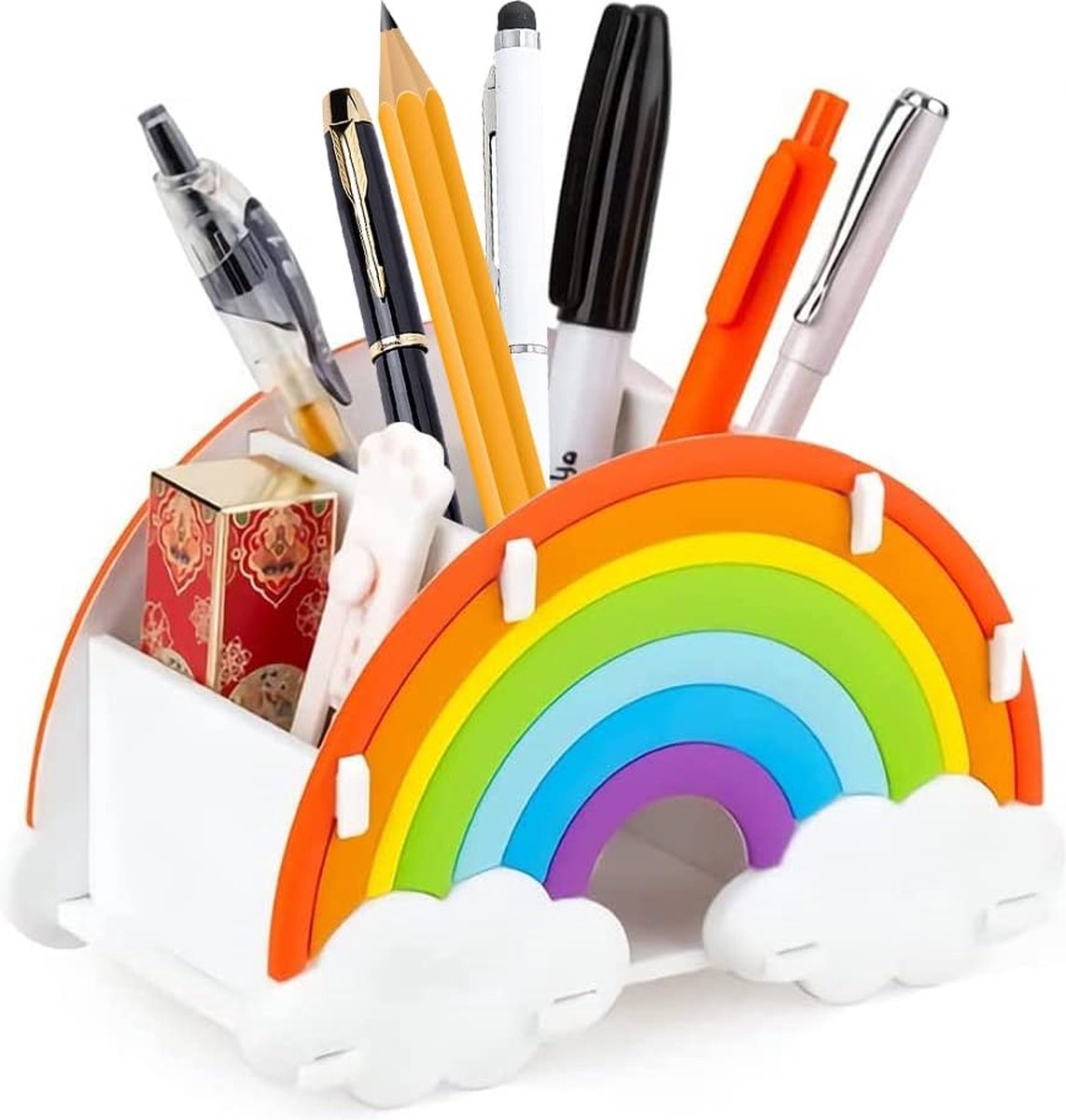 Pennenhouder, bureau-organizer, regenboog, pennenhouder, pennenhouder ...