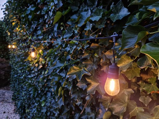 Smart Terrasverlichting 15 meter - Slimme terrasverlichting slinger 15 ...