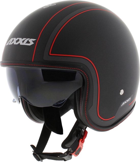 Axxis Hornet SV jethelm Royal mat zwart S - Motorhelm / Brommerhelm | bol