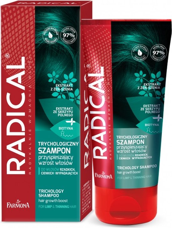 Radicale trichologische shampoo om de haargroei te versnellen 200ml | bol