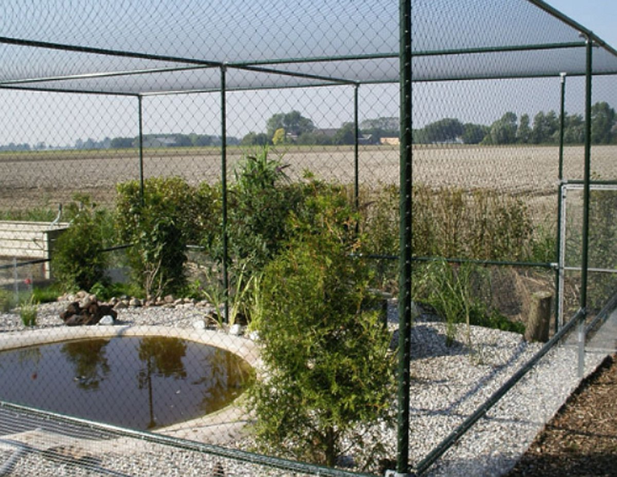 NK Vogelnet voor volière PE 1,2mm draaddikte / 40mm maaswijdte ...