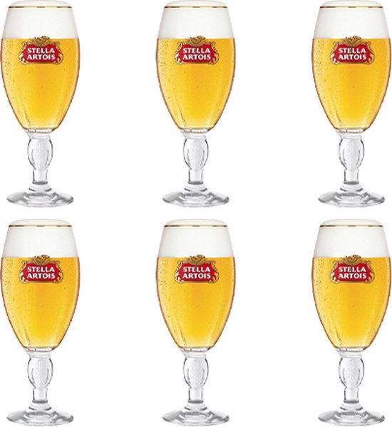Stella Artois - Chalice Bierglas 330ml - 6 stuks | bol