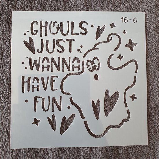 Hobby stencil, sjabloon, herbruikbaar, kaarten maken, scrapbooking ...