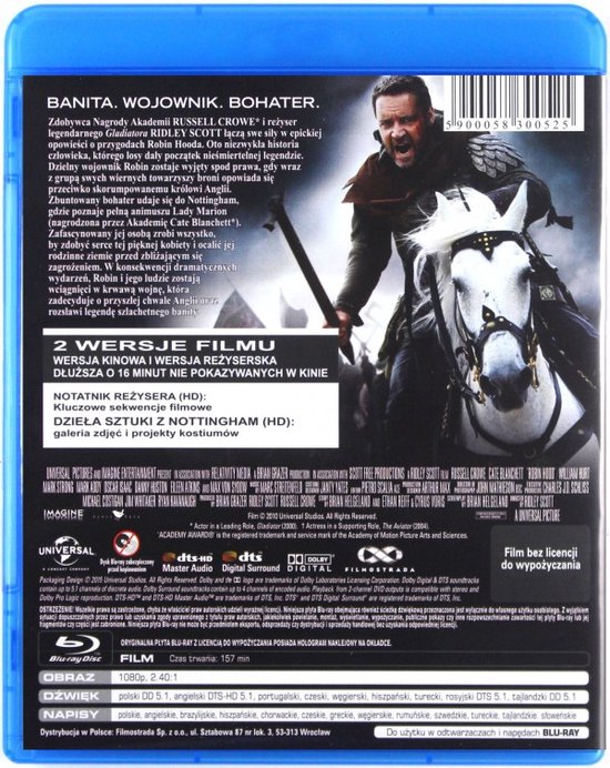 Robin Hood [Blu-Ray] (Blu-ray), John Atterbury | Dvd's | bol