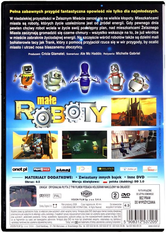 Little Robots [DVD] (Dvd), Jimmy Hibbert | Dvd's | bol