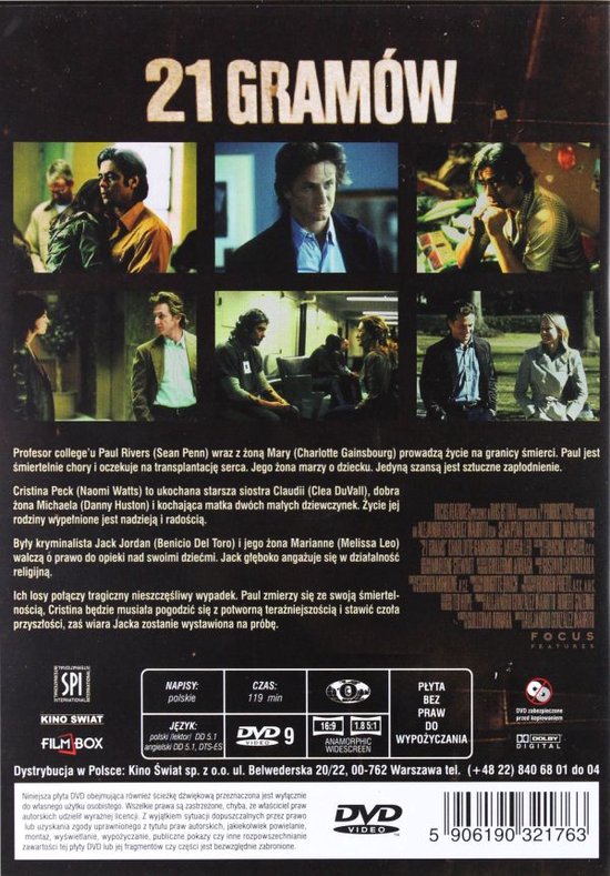 21 Grams [DVD] (Dvd), Sean Penn | Dvd's | bol