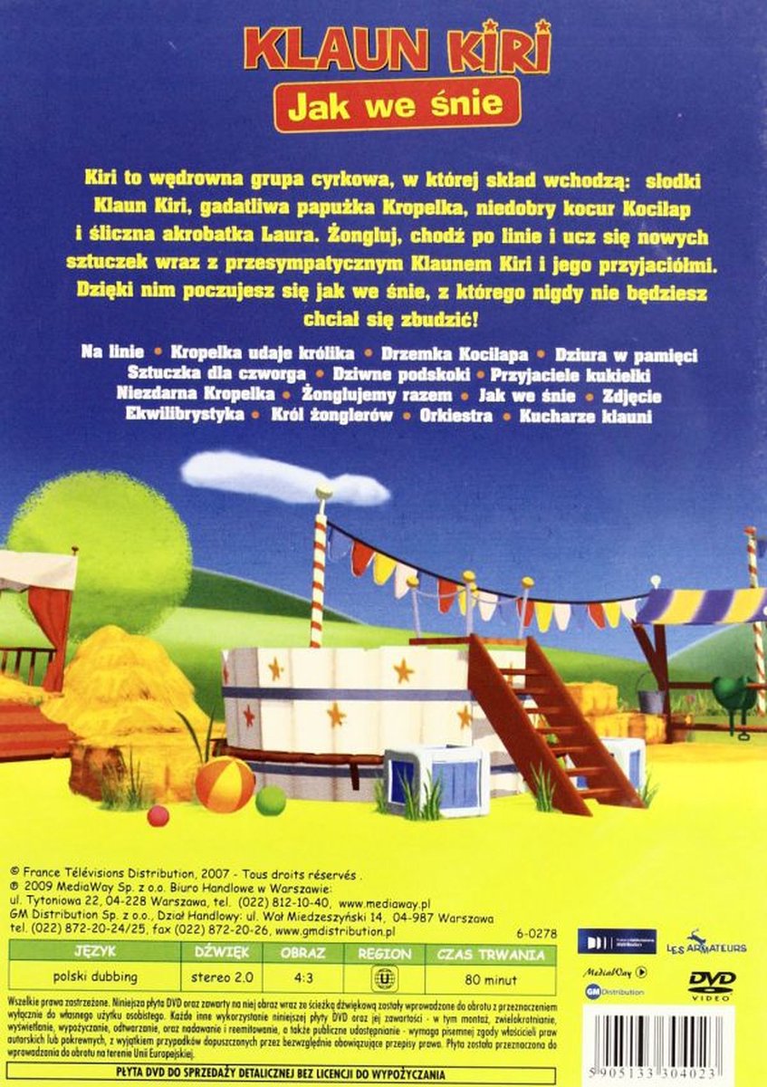 Klaun Kiri - Jak we śnie [DVD] (Dvd), Goldy Notay | Dvd's | bol