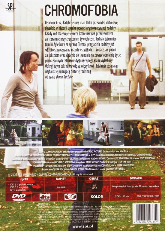 Chromophobia [DVD] (Dvd), Penélope Cruz | Dvd's | bol