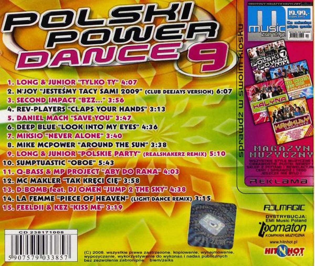 Polski Power Dance vol. 9 [CD], various artists | Muziek | bol.com