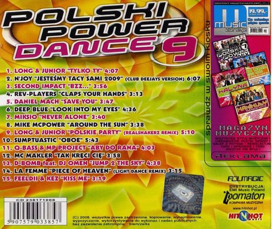 Polski Power Dance vol. 9 [CD], various artists | Muziek | bol