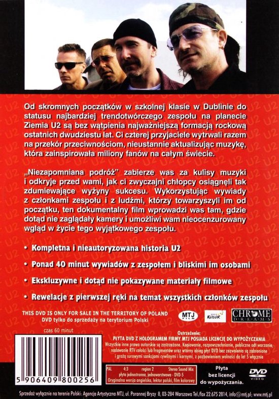 U2 - niezapomniana podróż [DVD] (Dvd), Edward Dymek | Dvd's | bol