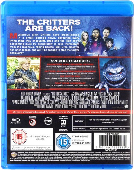Critters Attack! (Blu-ray), Jack Fulton | Dvd's | bol