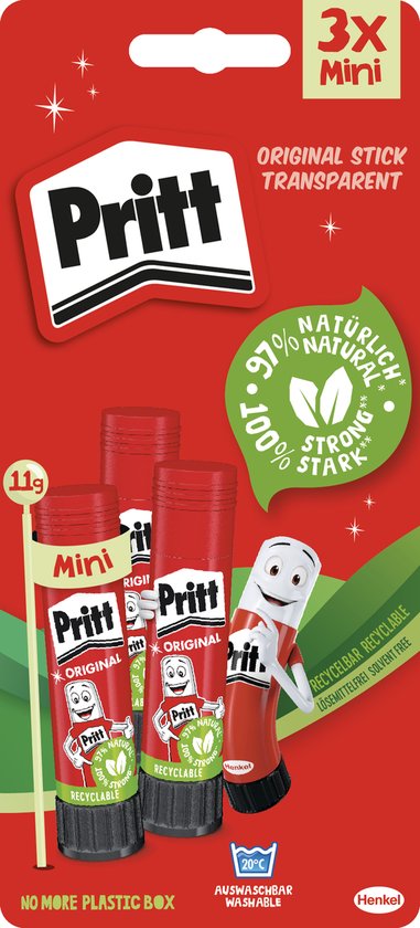 Pritt Original 3x11 g Blistercard | | Voordeel Blister Pritt | Pritt ...