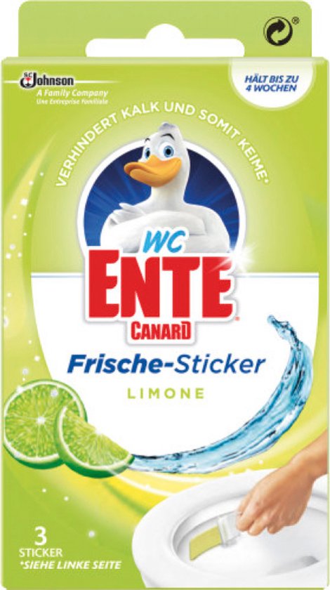 WC-Eend Geurstrips - 3 Strips - 3x9gr - Limoengeur - Tegen kalk | bol