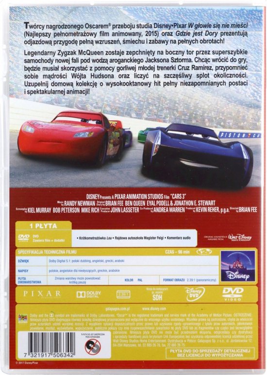 Cars 3 [DVD] (Dvd), Jason Pace | Dvd's | bol