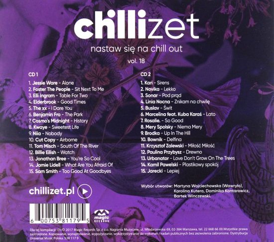 Chilli Zet - Nastaw Się Na Chill Out vol. 18 [2CD], Foster The People ...