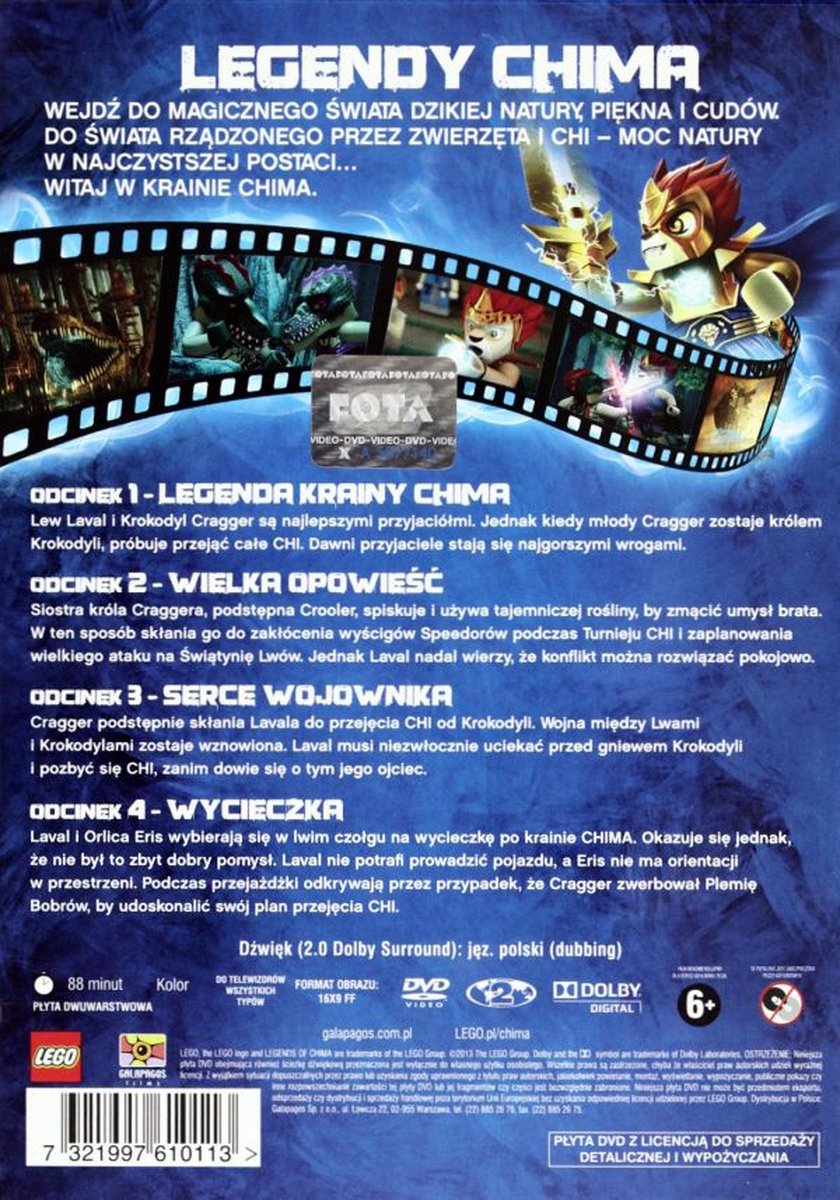 LEGO Legends of Chima [DVD] (Dvd), David Attar | Dvd's | bol