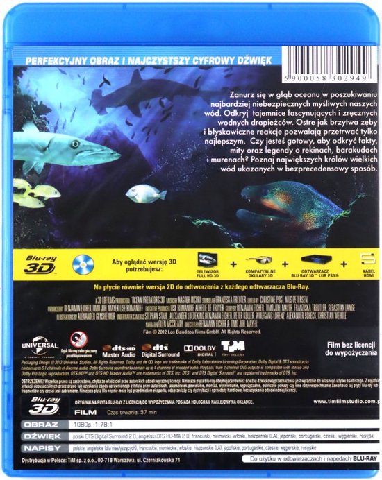 Ocean Predators [Blu-ray 3D] | Dvd's | bol