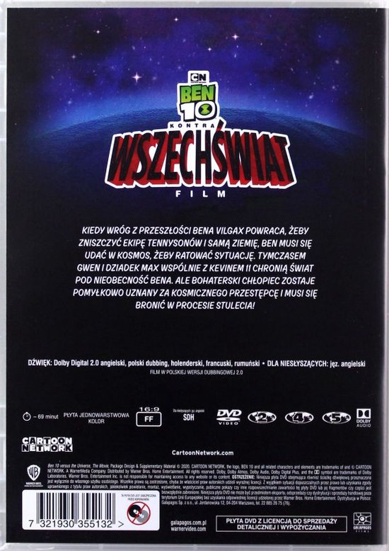 Ben 10 Versus the Universe: The Movie [DVD] (Dvd), David Kaye | Dvd's | bol